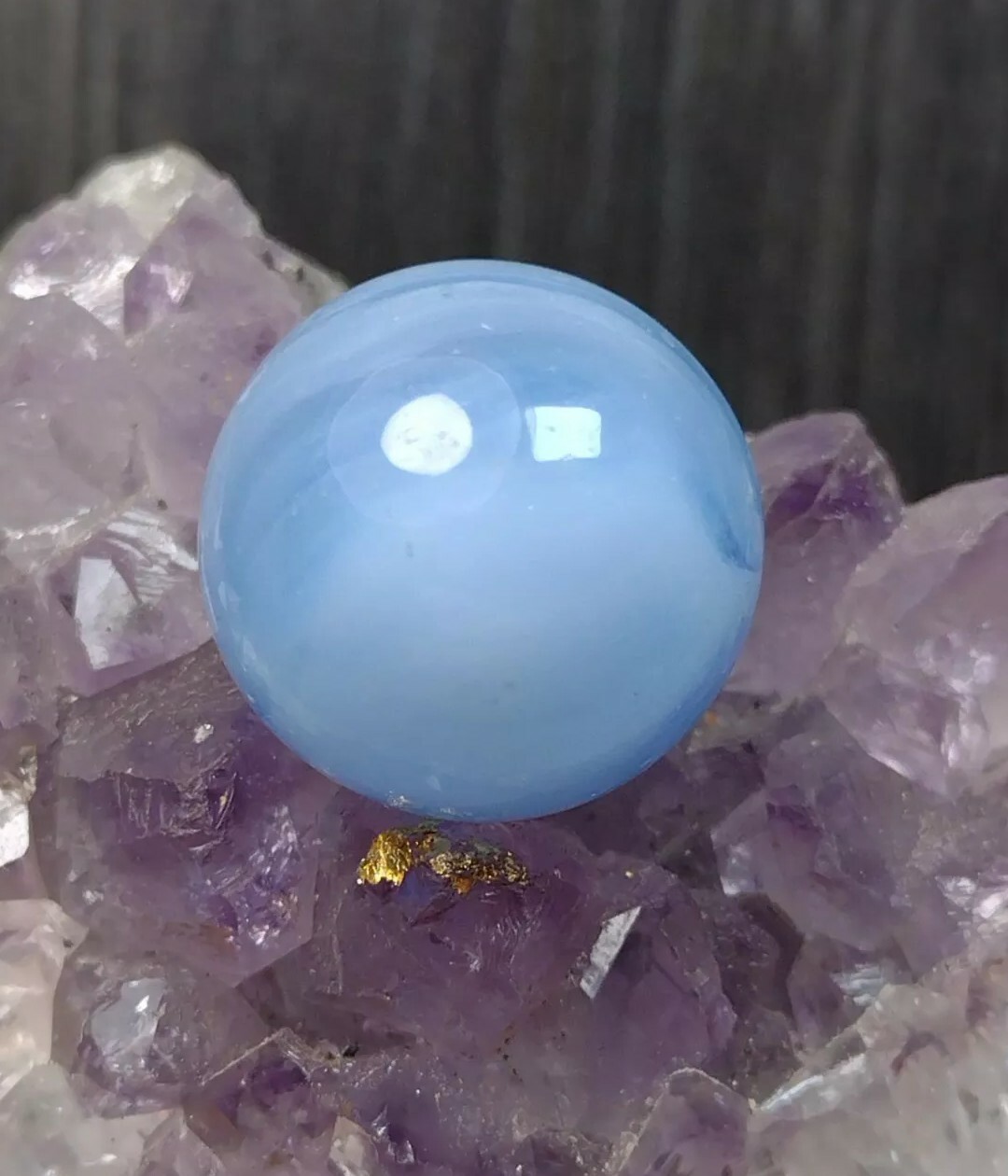 Unique Blue WHISPY Phantom Conqueror Vitro Vintage Marbles NM-/VG+ .65 ...