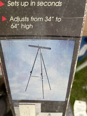 Apollo Presentation Products Adjustable Aluminum Easel E126-B W/ Pad ...