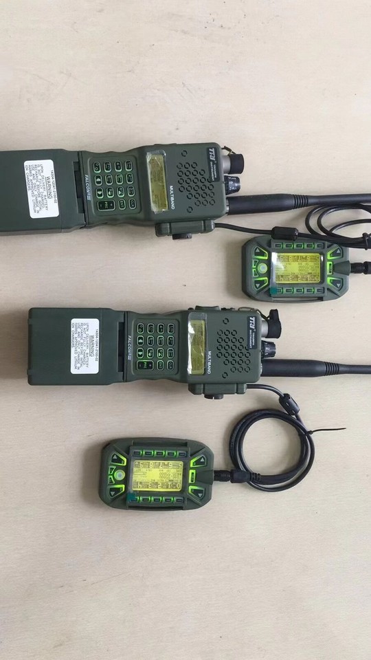 15W TRI PRC 152 Radios Aluminum Shell MBITR RADIO Army Walkie Talkie 12 ...