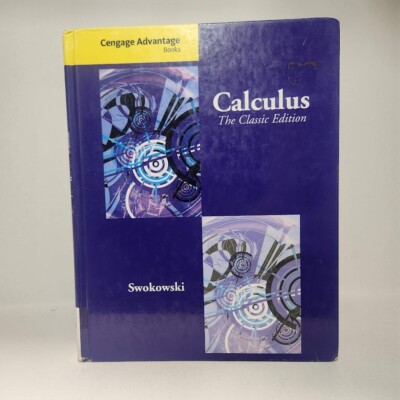 Calculus Textbook Book The Classic Edition by Earl W. Swokowski ...