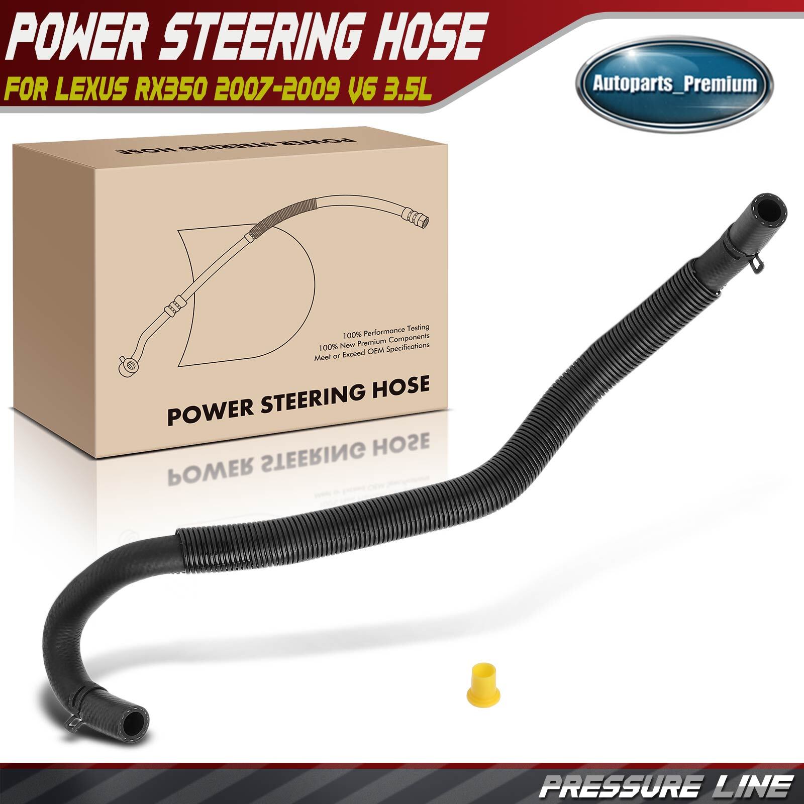 Reservoir To Pump Power Steering Pressure Line Hose Assy for Lexus ...
