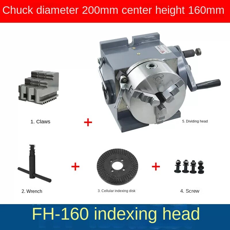 Universal Indexing Head Simple Vertical and Horizontal Manual Indexer ...