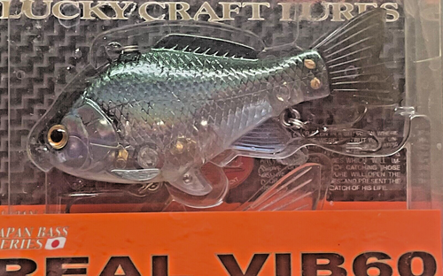 Lucky Craft REAL VIB 60 Slow Sinking 3/8oz Lipless Crankbait Ghost ...