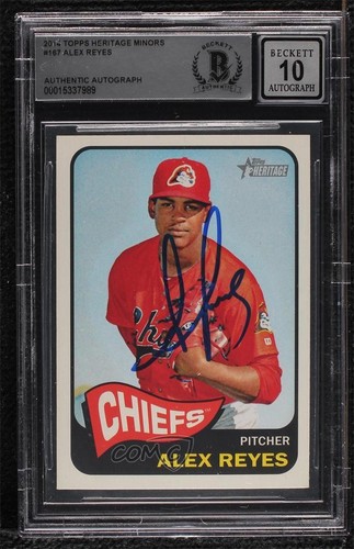 BAS 2014 Topps Heritage Minor League Edition Alex Reyes #167 BGS ...