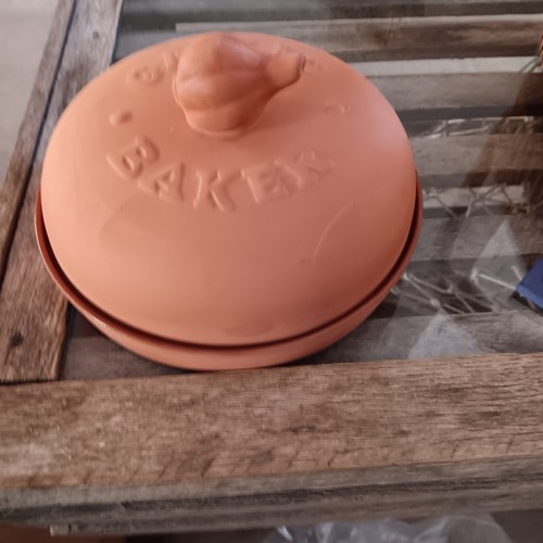 Terra Cotta Garlic Baker cooks club taiwan | eBay
