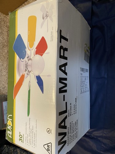 Primary Color 6 Blade Ceiling Fan | eBay