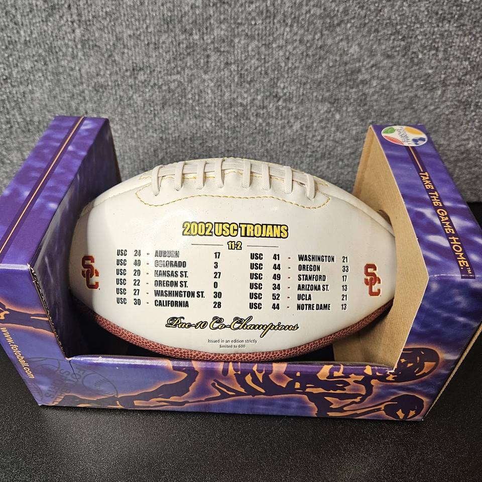 2003 Orange Bowl Champions Commemorative Football USC V Iowa | eBay