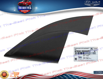 GENUINE Door Mirror Trim Cover Assy Front LEFT For 2011-2015 Sonata ...