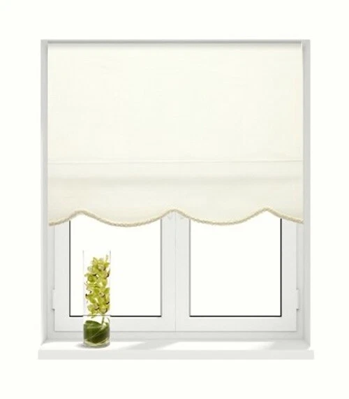 Map Scalloped Edge Shades
