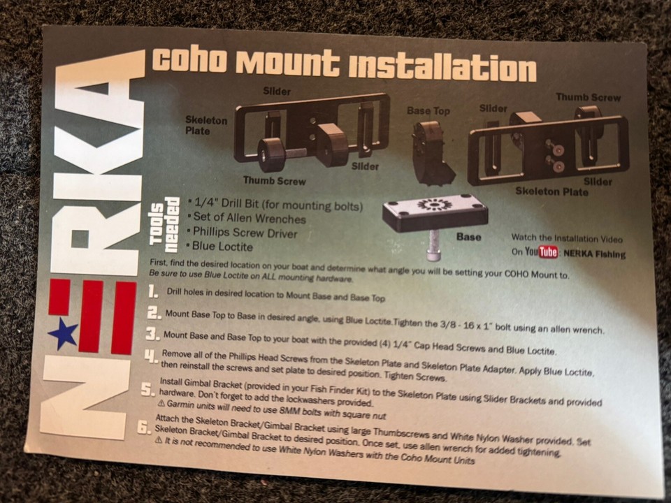 Dek-it Mount Prociseoutdoors For Bow Mount Dual Graphs | eBay