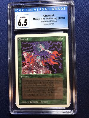 MTG Unlimited Channel CGC 6.5 Ex/NM+ 1993 | eBay