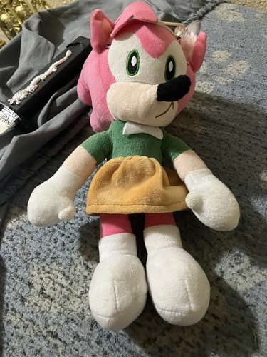 Amy Rose Hedgehog Plush (From Sonic The Hedehog Series) . 10" Tall. Has ...