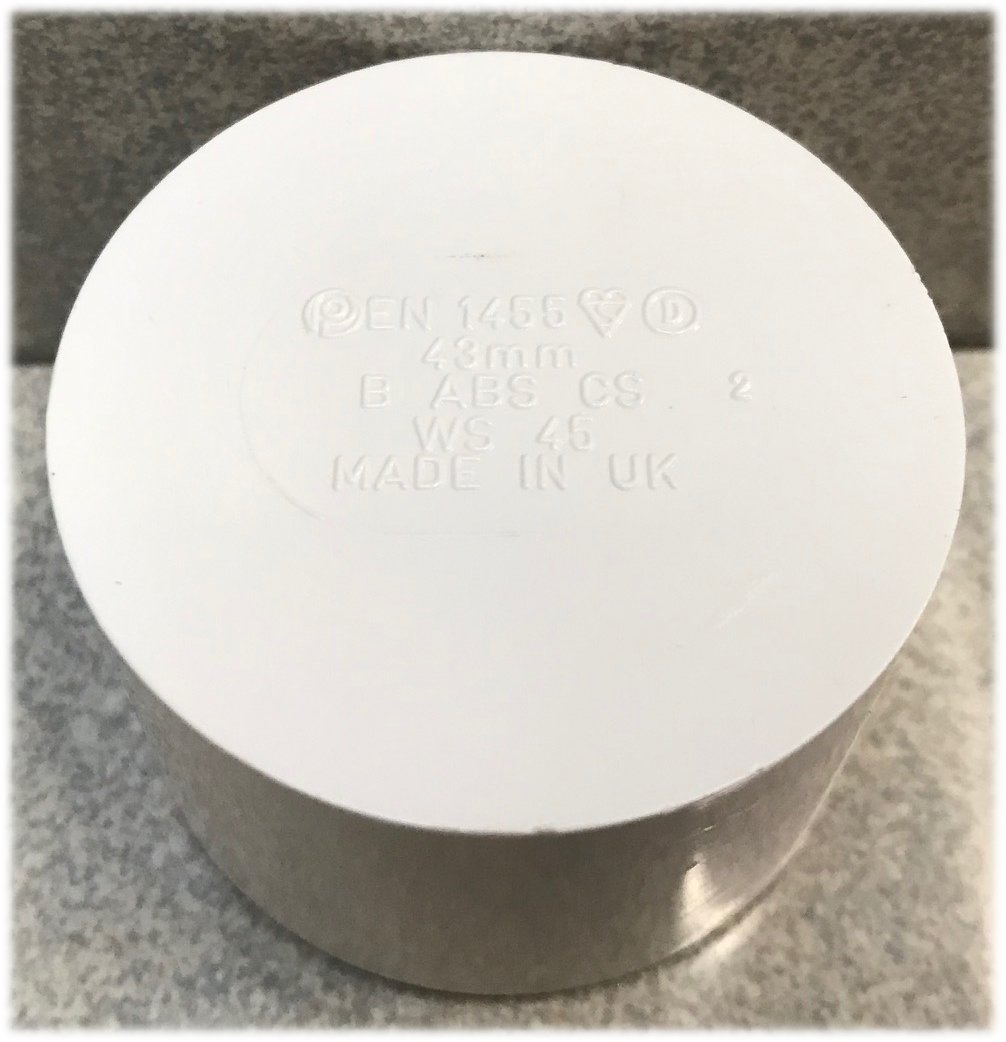 WS45 Polypipe Waste Pipe Fitting Plug Blank Cap Soil Pipe Strap Boss ...