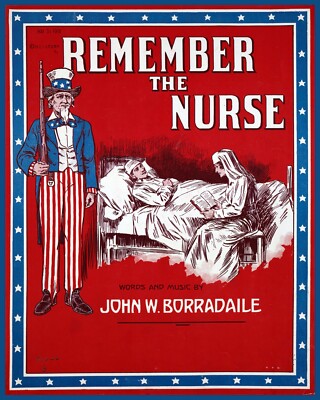 11876.Decor Poster.Room wall.Home vintage design.Remember a Nurse.Uncle ...