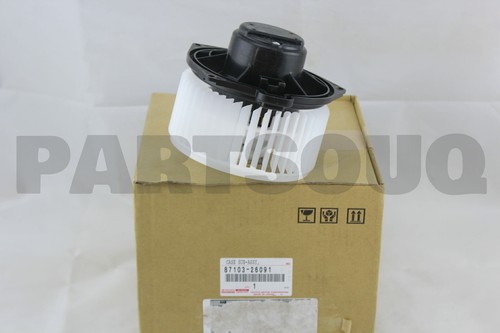 8710326091 Genuine Toyota FAN SUB-ASSY, BLOWER, REAR 87103-26091 | eBay