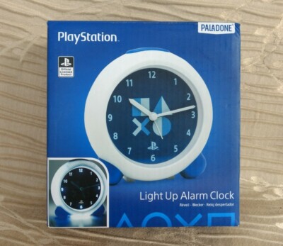 New Sony PlayStation Light Up Alarm Clock by Paladone Battery Powered ...