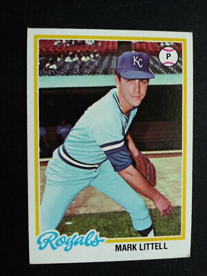 1978 Topps Baseball Card # 331 Mark Littell - Kansas City Royals (EX ...
