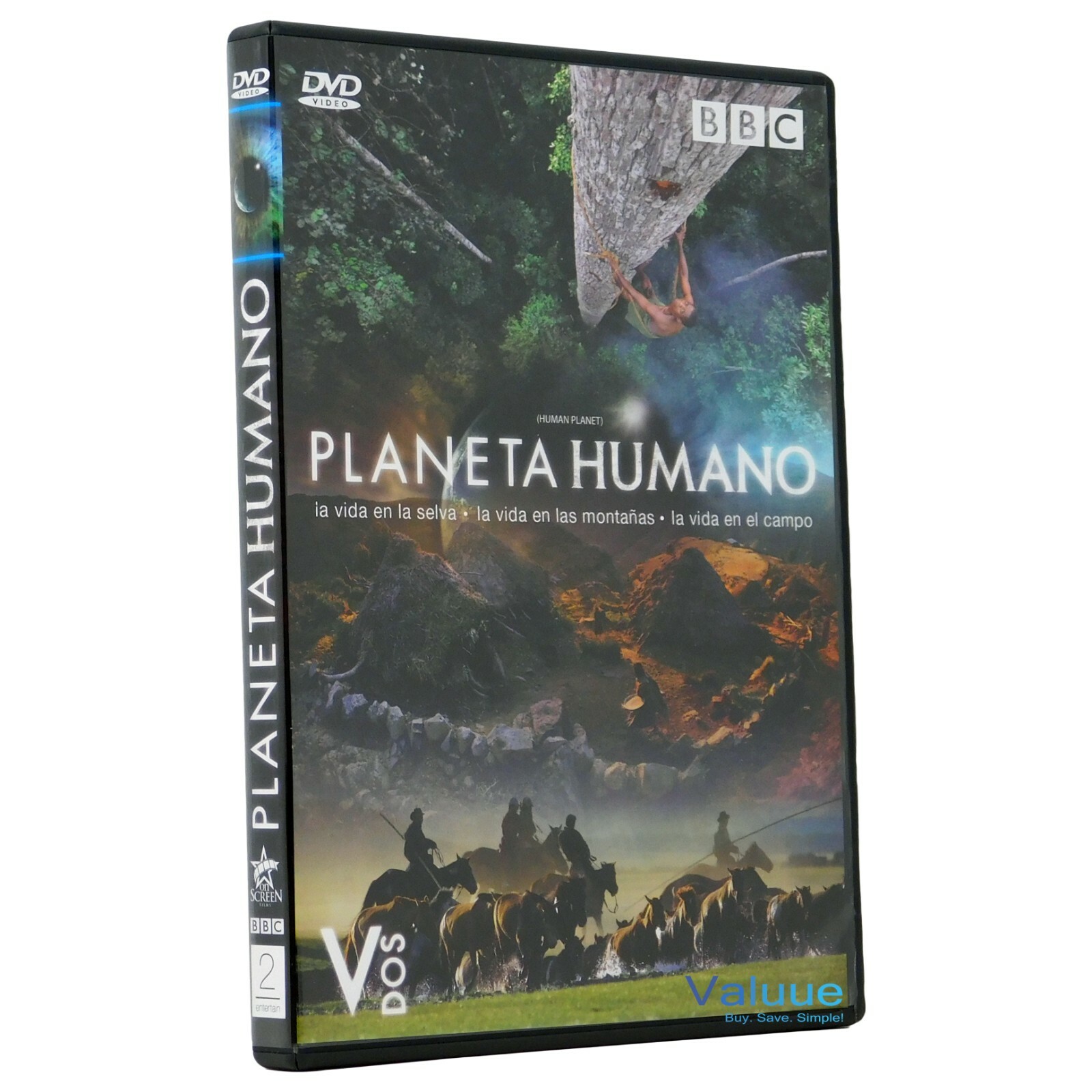 Human Planet DVD BBC Video Vol. 2 Spanish Artwork Cover English Spanish ...