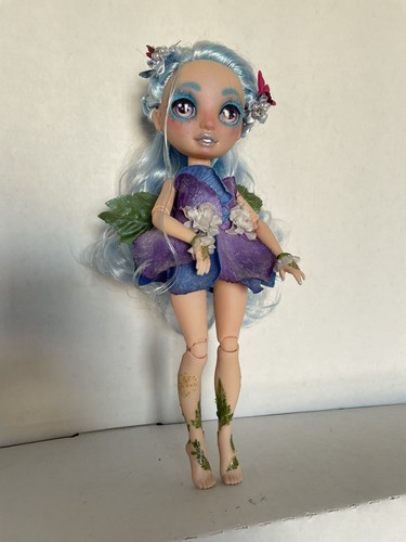 OOAK Custom Magic Purple Fairy Doll Rainbow High Gabriella Icely Base ...
