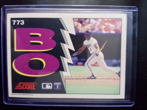 1991 Score BO BREAKER ICONIC CARD! Bo Jackson #773 💎90's Vintage | eBay
