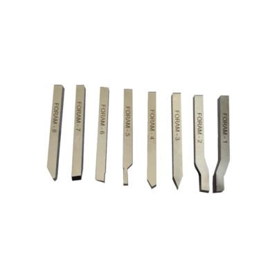 HSS Lathe Form Tool 10 mm Set Of 8 Pieces | eBay