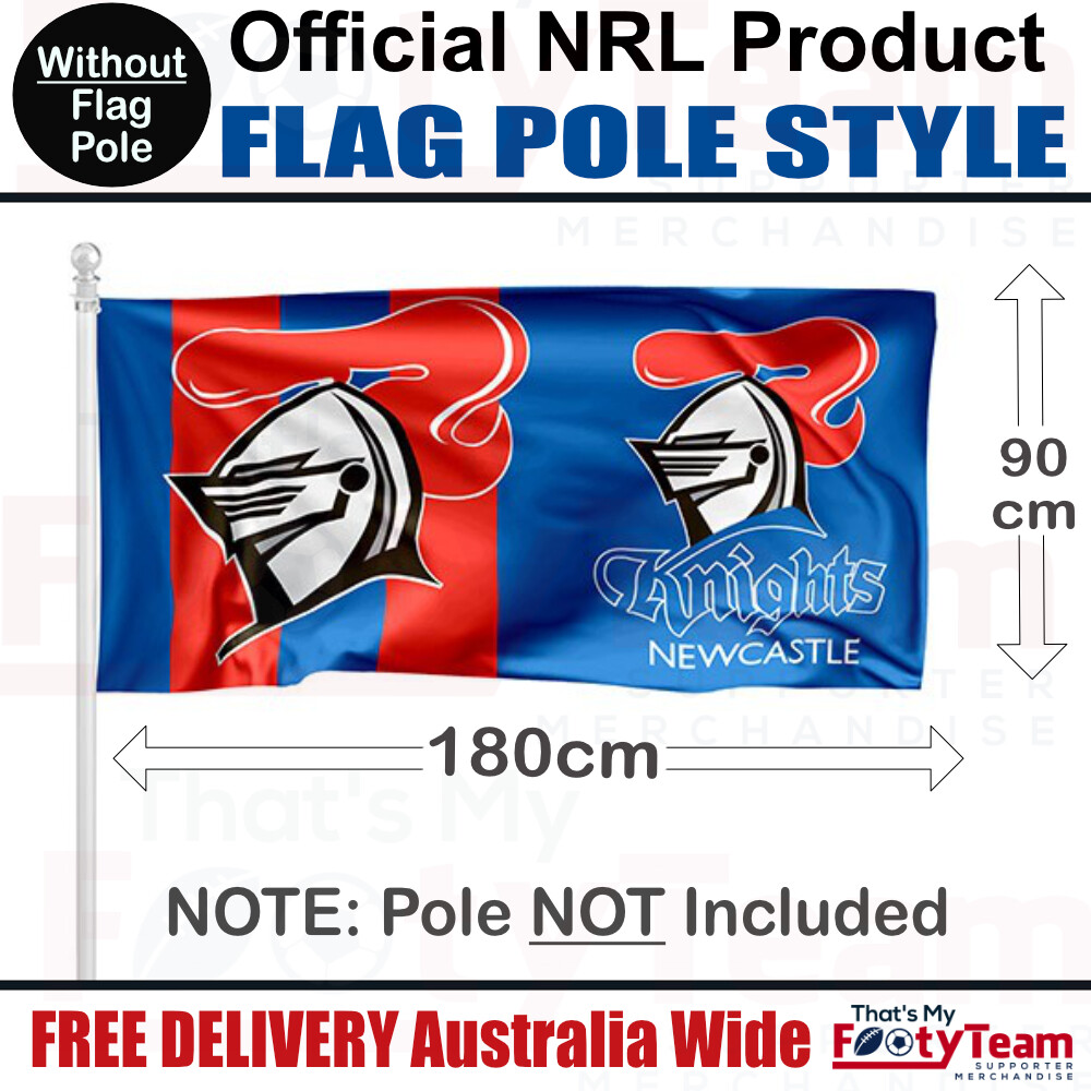 Newcastle+Knights+NRL+Pole+Flag+180cm+by+90cm for sale online | eBay
