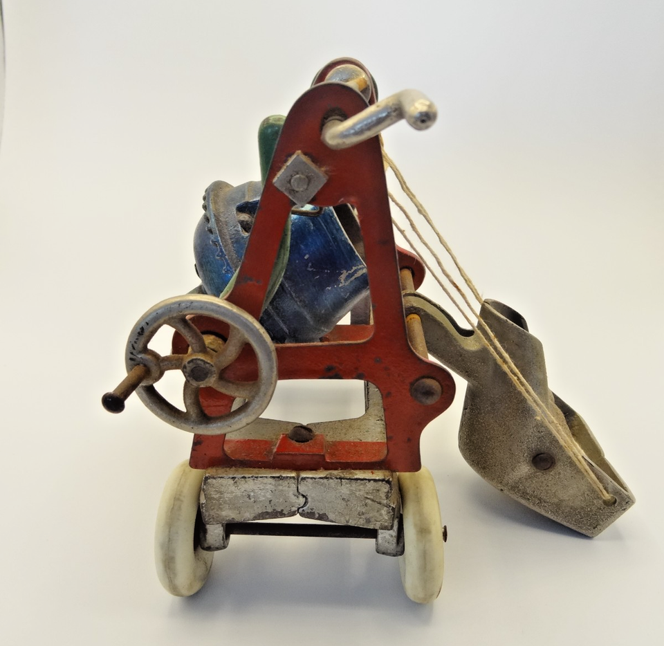Antique Kenton Jaeger Cement Mixer Cast Iron Toy All Original | eBay