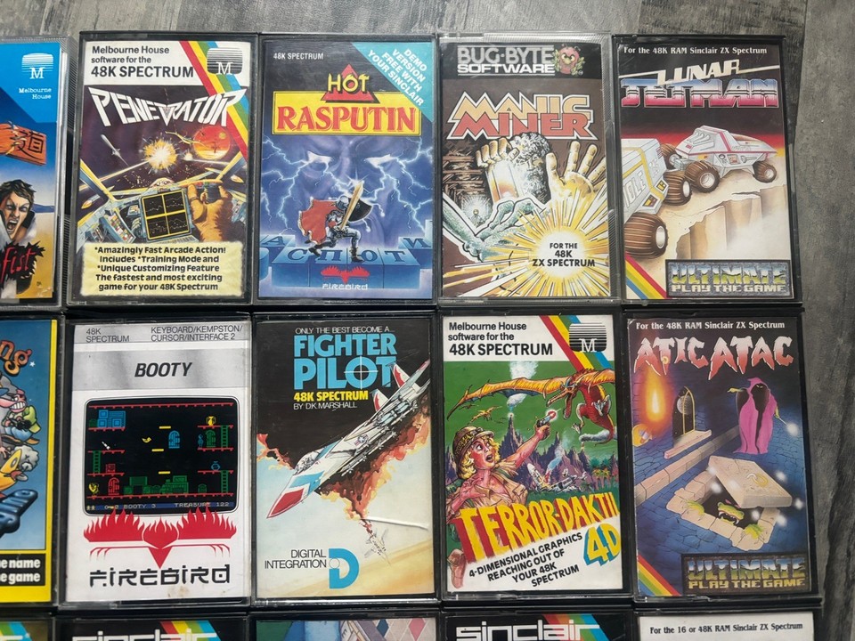 Spectrum 48k Games Job Lot 24 cassettes | eBay UK