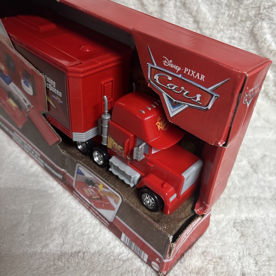 Disney Pixar Cars Transforming Mack Playset, 2-in-1 Truck & Tune-Up ...