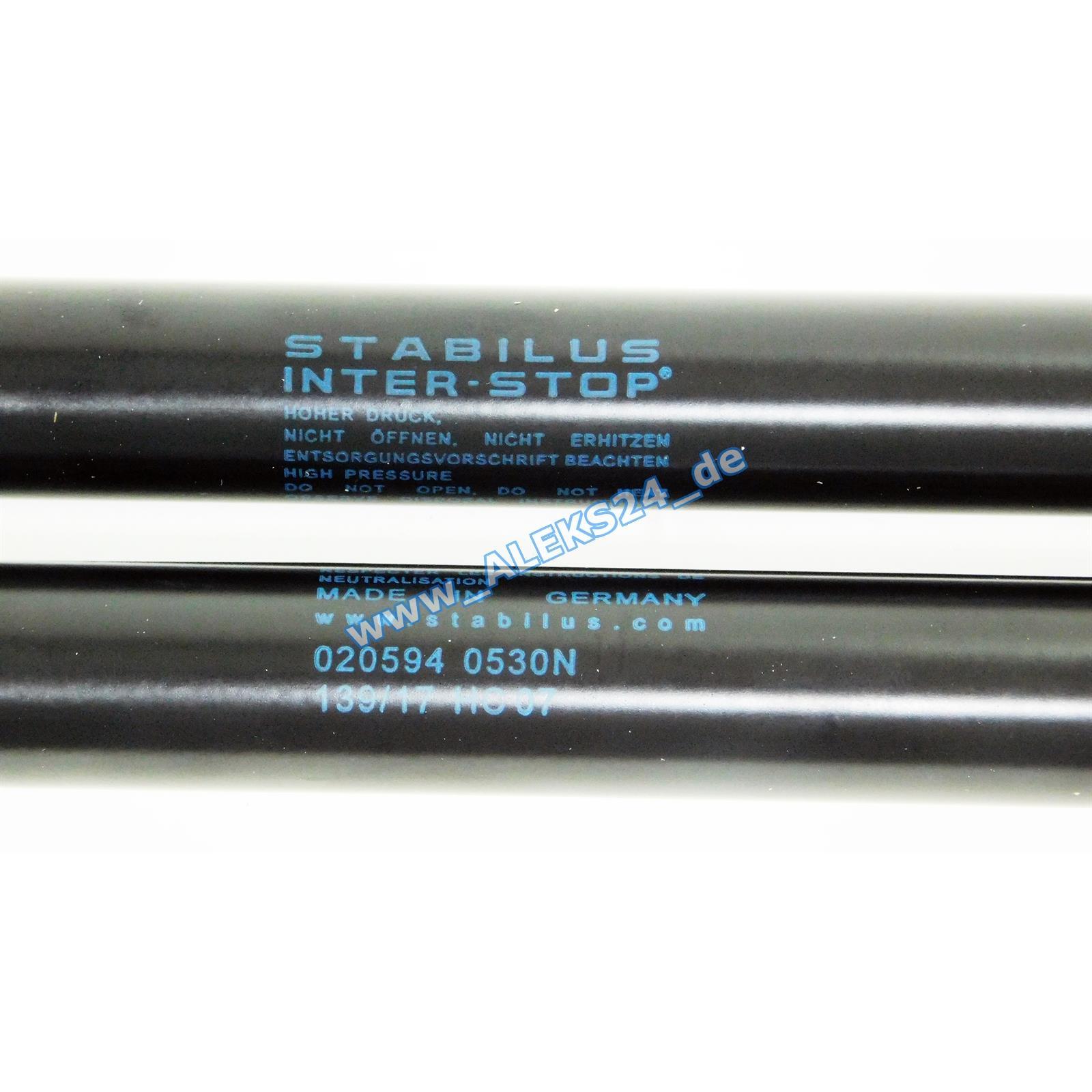 2x Stabilus INTER-STOP Lifter Gasfeder Dämpfer Heckklappe für Audi A4 ...