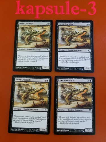 4x Dross Crocodile | 10th Edition | MTG Magic Cards | eBay