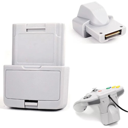 Rumble Pak for Nintendo 64 - N64 Controller Vibration Pack Gray | eBay
