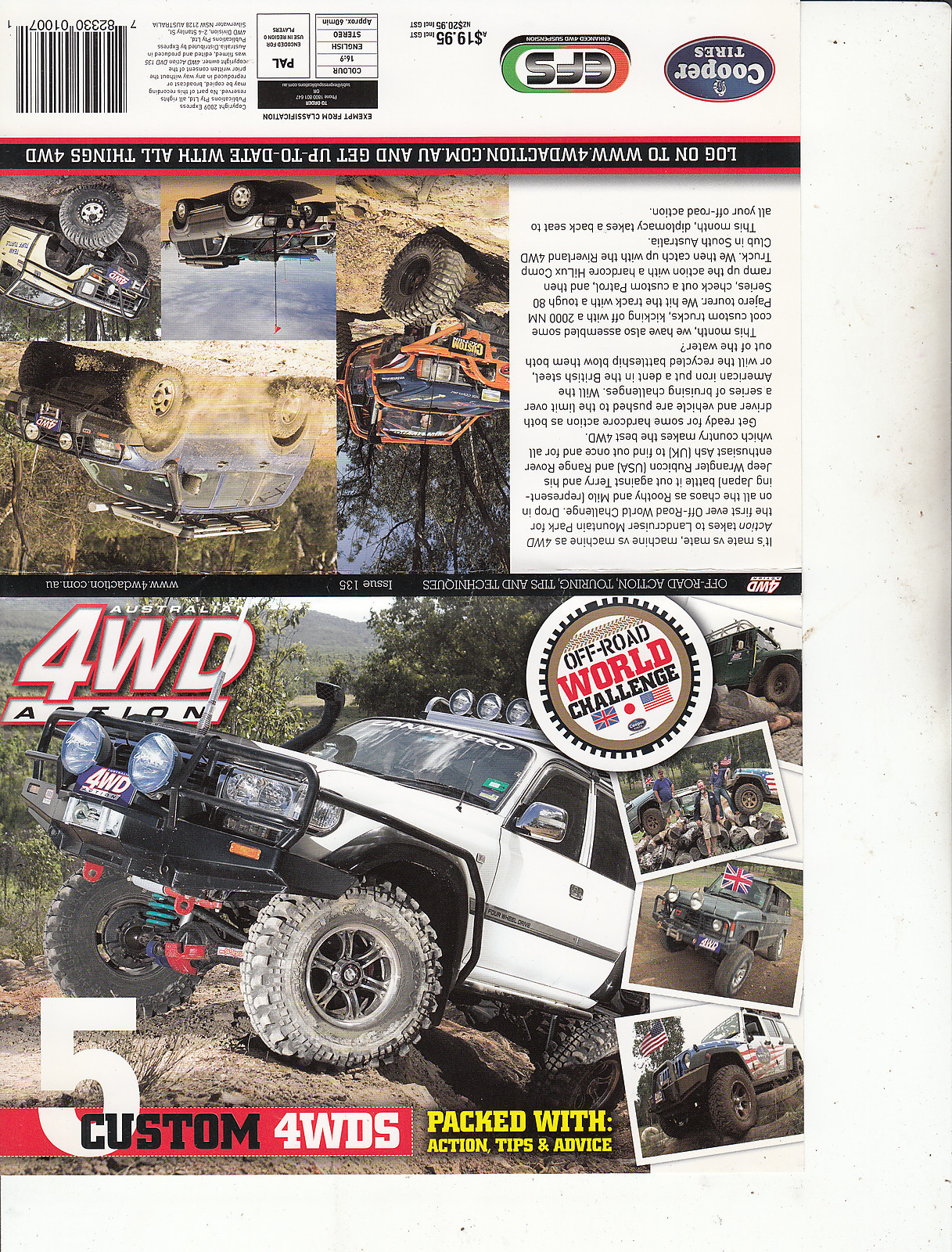 Australian 4WD Action-2009-Issue 135-5 Custom 4WDs-Car 4WD Ar-DVD | eBay UK