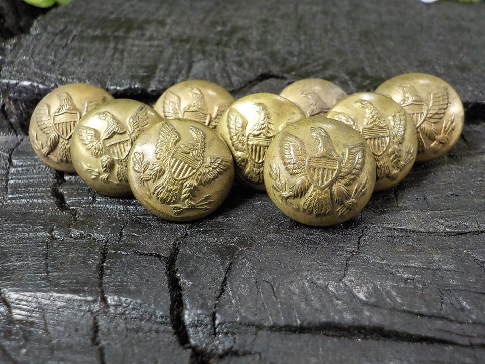 Old Rare Vintage Antique Civil War Relic Eagle Cuff Button with Free Button Case | eBay