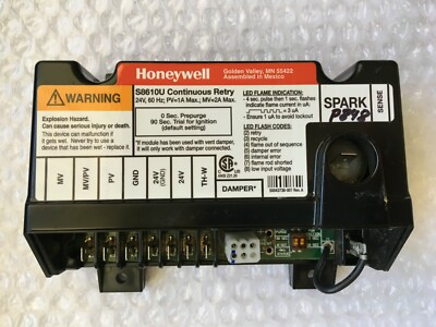 Honeywell S8610U3009 Intermittent Pilot Control S8610U used #P848 | eBay