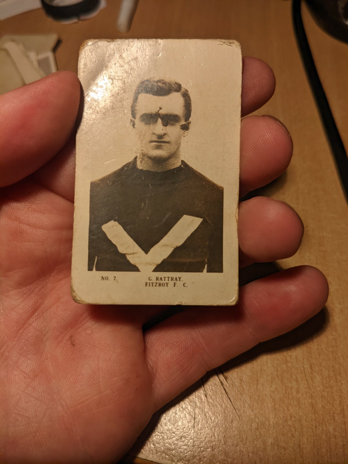 G. Rattray Fitzroy magpie cigarette footy football vfl card | eBay ...