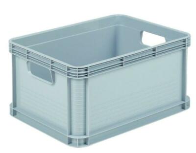 OKT Aufbewahrungsbox "Robusto-Box", 20 Liter ,grau EURO Box ohne Deckel ...