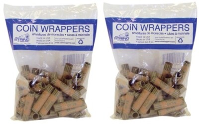 2 pk Coin Wrappers Dime Pack 36 ct each | eBay