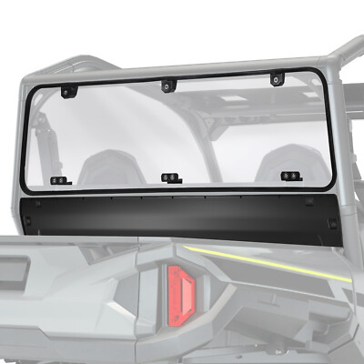 KEMIMOTO UTV Rear Window Windshield Clear for Polaris General 1000 / 4 ...