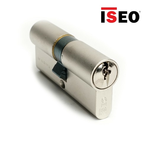 Euro Cylinder Lock for UPVC Doors - ISEO F6 Extra - Nickel/Brass ...