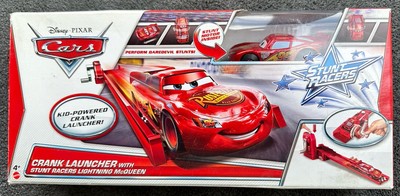 Disney Pixar Cars Stunt Racers Crank Launcher with Stunt Lightning ...