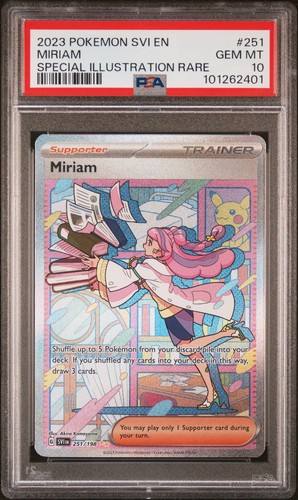 2023 POKEMON SVI EN-SCARLET & VIOLET SPECIAL ILLUSTRATION RARE MIRIAM ...