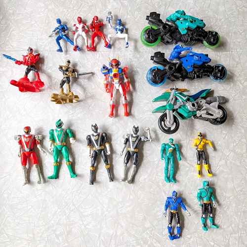 Vintage Power Rangers Figures Toy Lot 20pc Action Figures Bandai Y2K ...