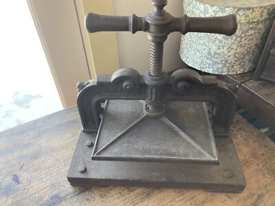 Binding, Embossing & Printing - Cast Iron Book Binding Press