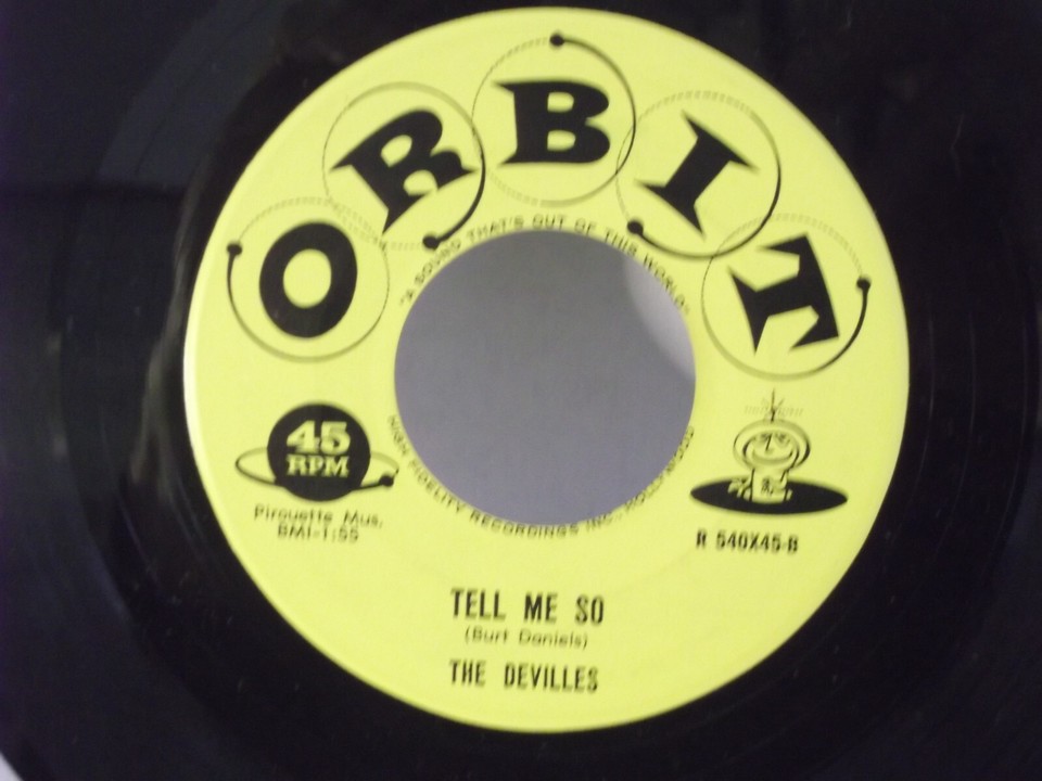 The Devilles,ORBIT 540,"Joan Of Love"US,7"45,1959 R&B classic,Stamped #s,RARE,M | eBay