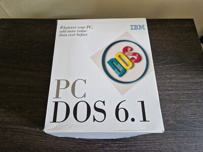IBM PC DOS V 6.1 Full Edition Retro Boxed Software | eBay UK