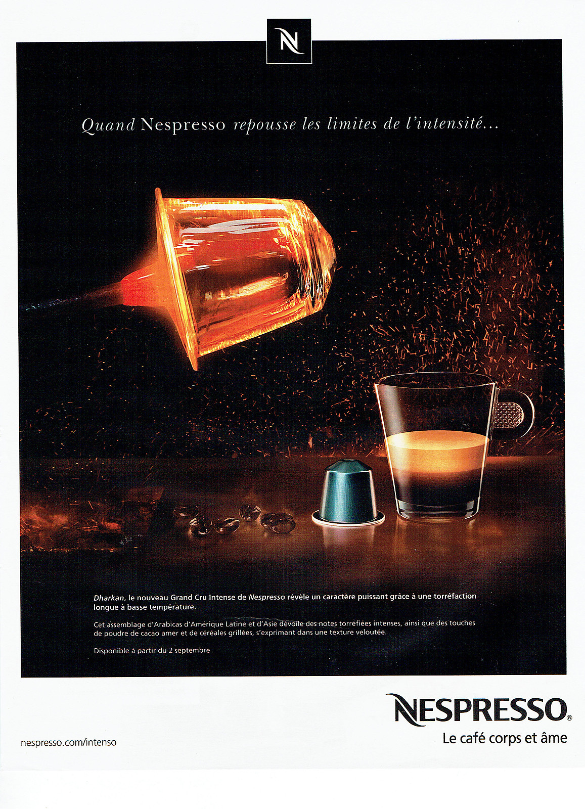 Publicité Advertising 127 2013 Nespresso café Dharkan | eBay