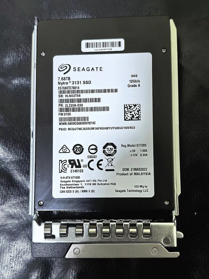 NEW Seagate 7.68TB 2.5" SAS 12G For Dell PowerEdge 14G R540 R640 R740 ...