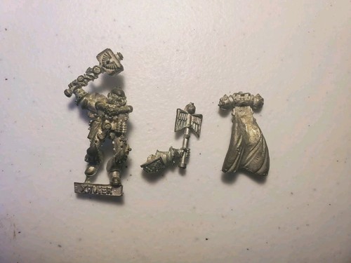 Warhammer 40k Salamanders Chaplain Xavier OOP Metal Space Marine ...