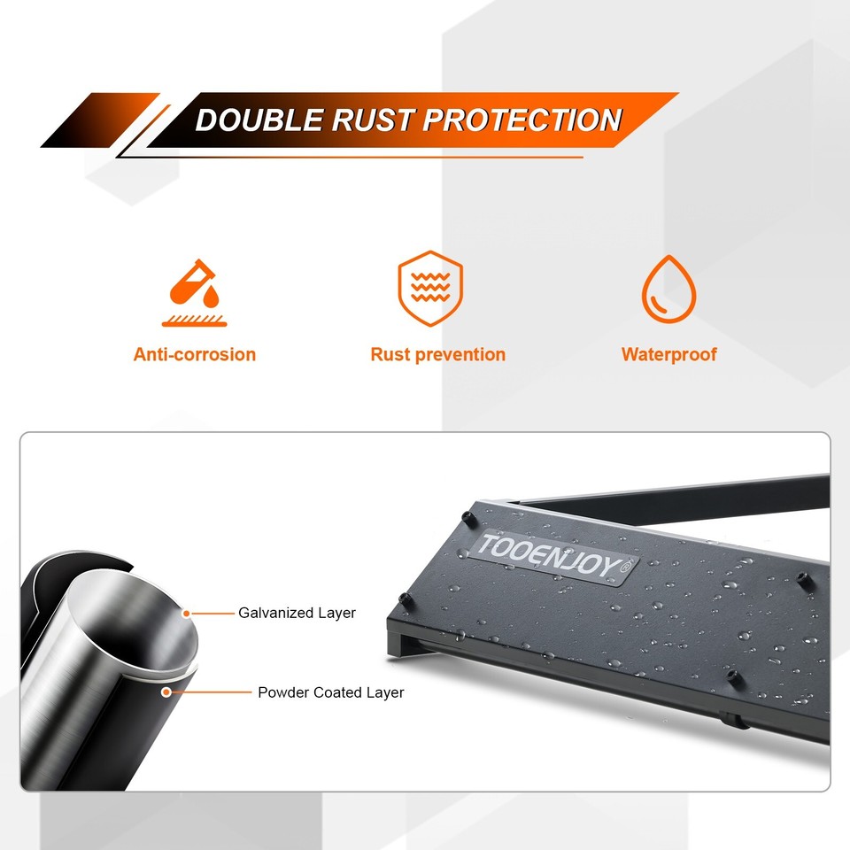 TOOENJOY 59''x35''Roof Rack Cargo Carrier Basket Top Luggage Holder ...